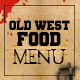 Multipurpose old west style food menu, Print Templates | GraphicRiver