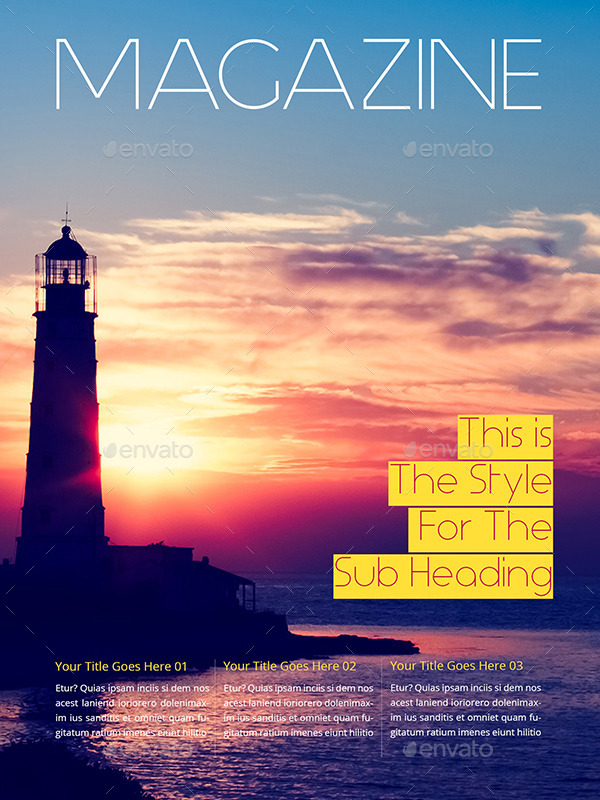 Stylish E-Magazine by azadcsstune | GraphicRiver