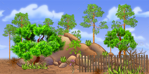 2D Scroller Map Construction Set, Game Assets | GraphicRiver