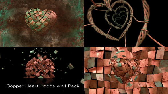 Copper Heart Pack, Motion Graphics | VideoHive