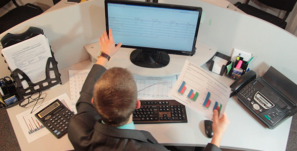 Speed Office Worker, Stock Footage | VideoHive