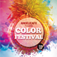 Color Festival Flyer Template, Print Templates | GraphicRiver