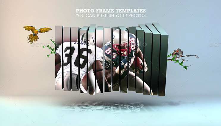 Multi Photo Box Frame Effects Vol1, Graphics | GraphicRiver
