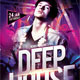Deep House Party Flyer, Print Templates | GraphicRiver