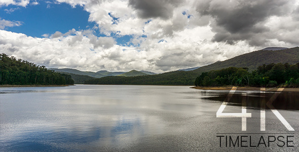 Rain Clouds over Lake vers 2, Stock Footage | VideoHive