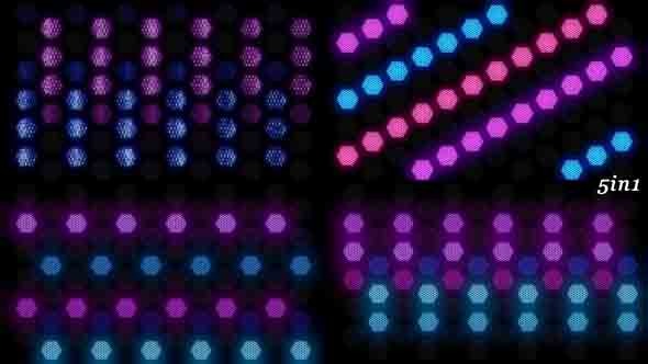 Hex Spot Light (5-Pack), Motion Graphics | VideoHive