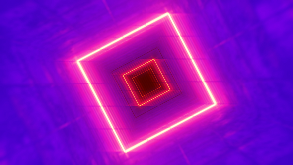 Rotating Light Cube Loop, Motion Graphics | VideoHive