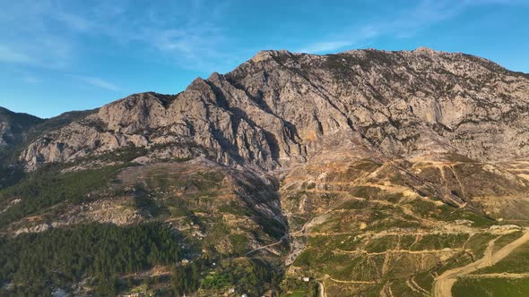 Mountain ranges in Turkey Aerial view 4 K, Stock Footage | VideoHive
