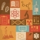 Retro Science Icons, Vectors | GraphicRiver