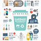 Garbage Annual Report Template Design Infographic, Infographics ...