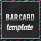 Multipurpose Retro Style Bar Card, Print Templates | GraphicRiver