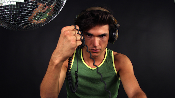 Male Model Listening To Music 5, Stock Footage | VideoHive