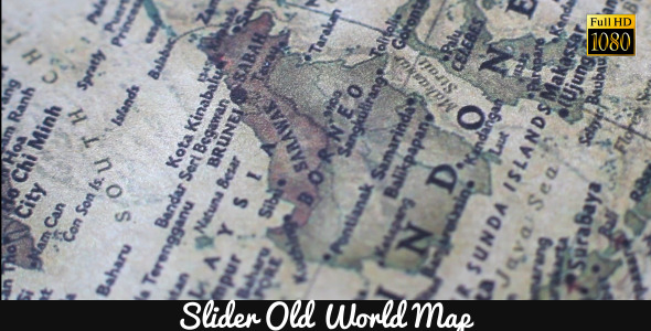 Old World Map 13, Stock Footage | VideoHive