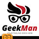 Geek Man, Logo Templates | GraphicRiver