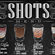 Set of Shots Menu, Vectors | GraphicRiver