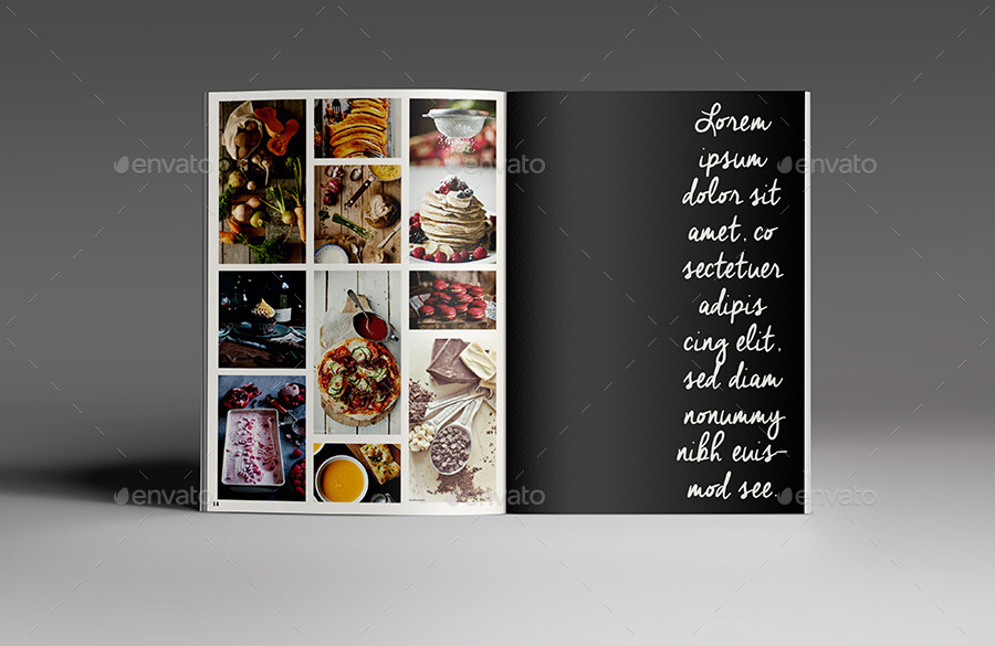 Simple Food Magazine, Print Templates | GraphicRiver