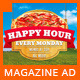 Restaurant Food Promotion Magazine Ad, Print Templates | GraphicRiver