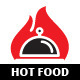 Hot Food Logo Template, Logo Templates | GraphicRiver