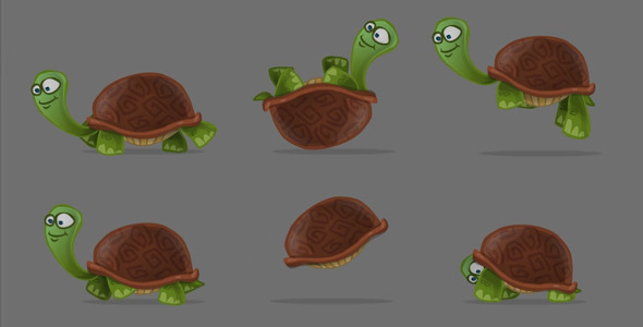 Tortoise Animation Set , Motion Graphics | VideoHive