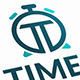 Time T Letter Logo, Logo Templates | GraphicRiver
