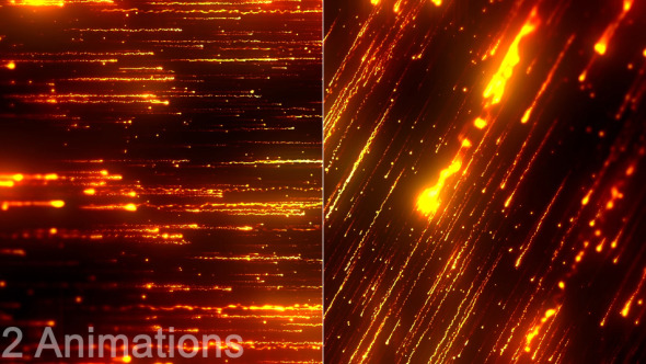 Abstract Fire Falling Flames, Motion Graphics | VideoHive