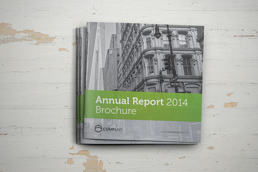 Square Annual Report, Print Templates | GraphicRiver