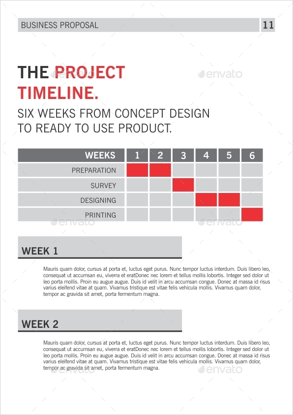 Elegant Proposal Template, Print Templates | GraphicRiver