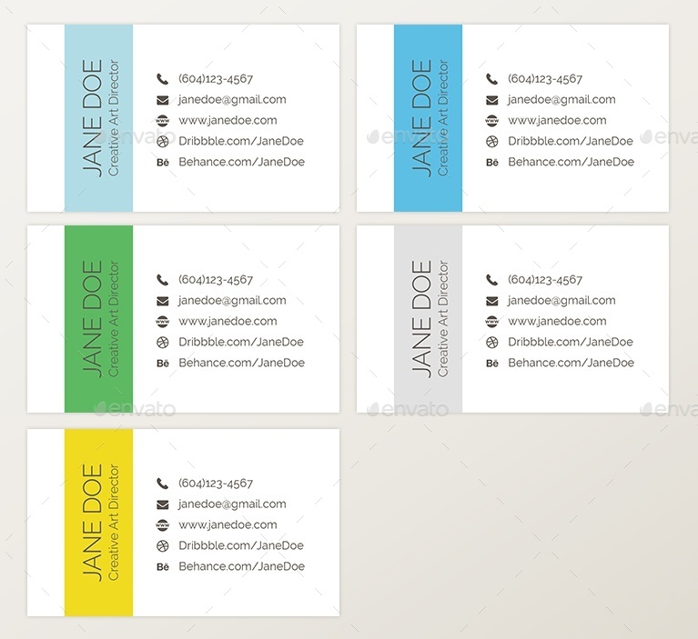 Colorful Flat Resume Set, Print Templates | GraphicRiver