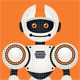 Friendly Robot Mascot, Vectors | GraphicRiver