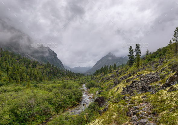 U-shaped Valley Stock Photo by zhaubasar | PhotoDune