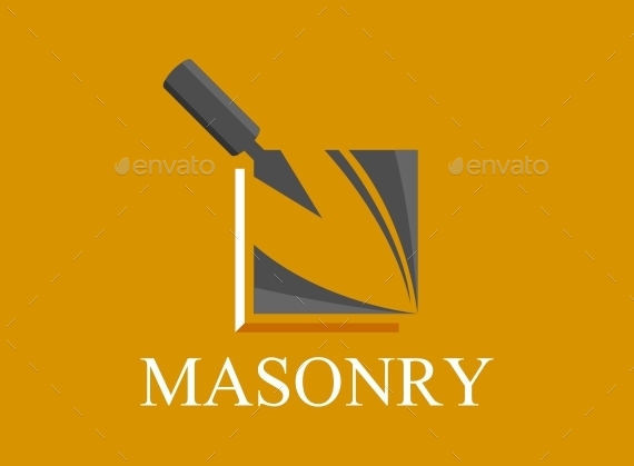 Masonry Logo Template, Logo Templates | GraphicRiver