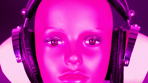 Mannequin Music Headphones 10, Stock Footage | VideoHive