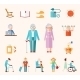 Senior Lifestyle Flat Icons, Vectors | GraphicRiver