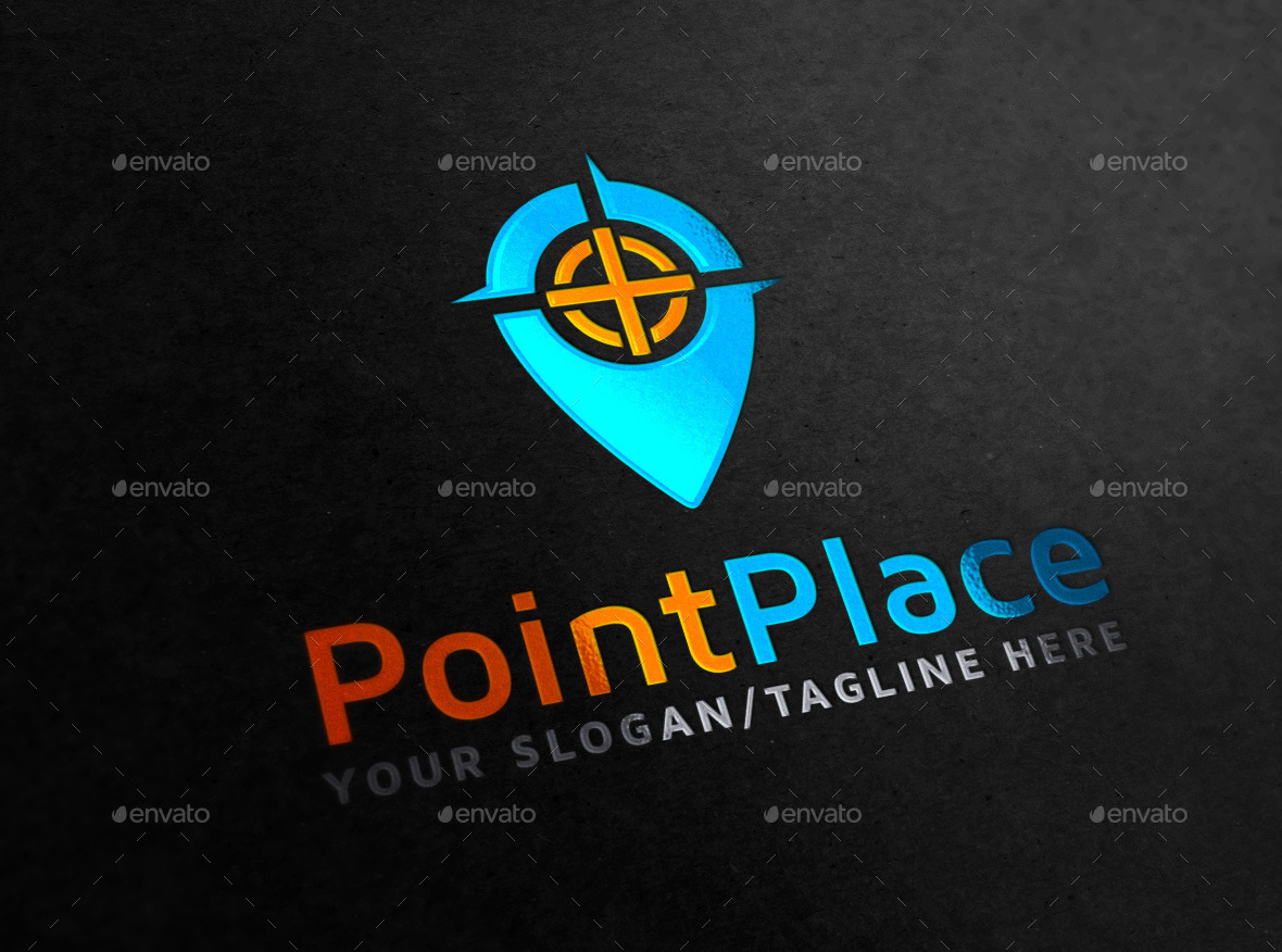 Point Place Logo, Logo Templates | GraphicRiver
