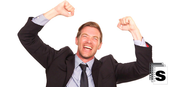 Businessman Excited , Stock Footage | VideoHive