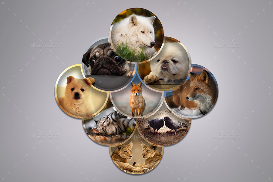 30 Circle Photo Frame Templates_02 Styles, Graphics | GraphicRiver