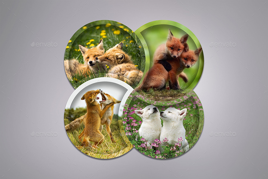 30 Circle Photo Frame Templates_02 Styles, Graphics | GraphicRiver