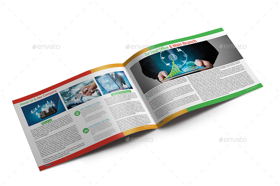 Technology Company Brochure, Print Templates | GraphicRiver