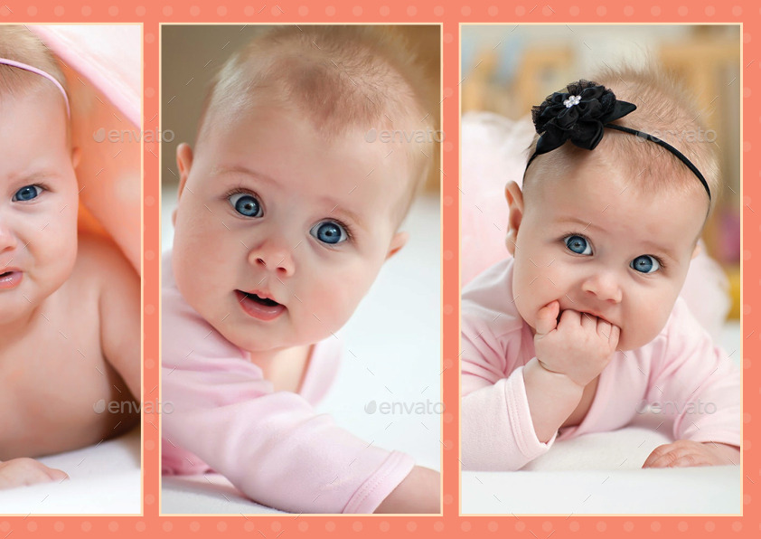 Baby Photo Album, Print Templates | GraphicRiver