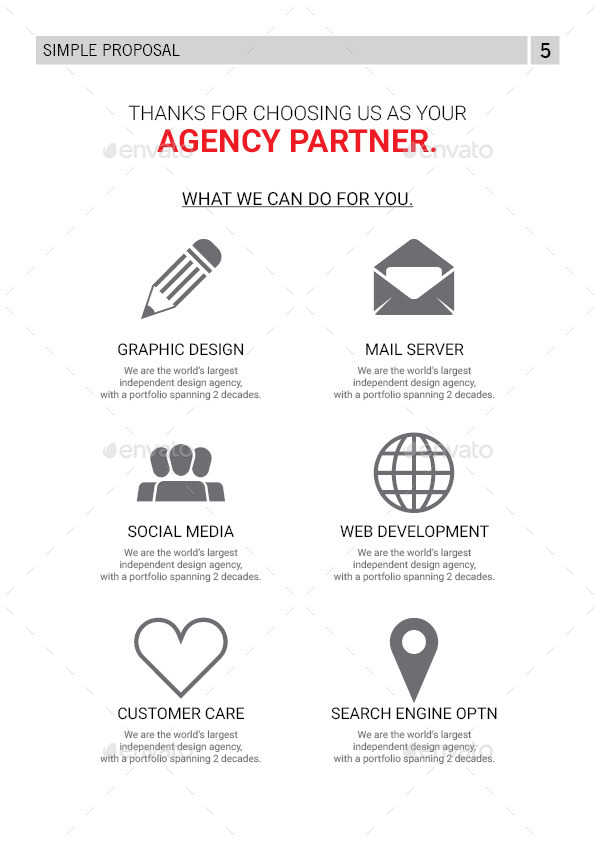 Simple Business Proposal, Print Templates | GraphicRiver