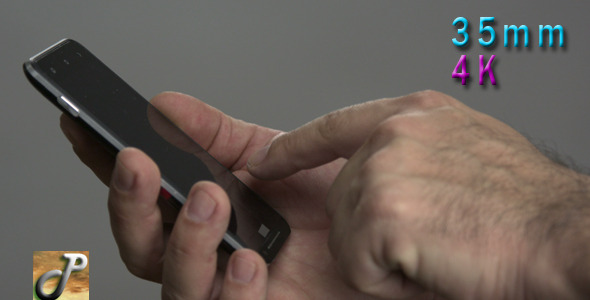 Man Hands Dialing A Cell Phone, Stock Footage | VideoHive