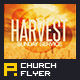 Harvest Sunday Service Flyer Template, Print Templates | GraphicRiver