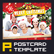 Family Christmas Postcard Template, Print Templates | GraphicRiver