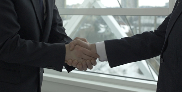 Respectful Greeting Handshake, Stock Footage | VideoHive