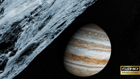 Jupiter's Moon Fly Through, Motion Graphics | VideoHive