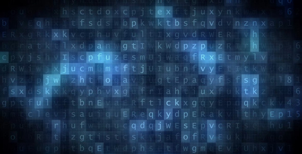 Digital Words Background, Motion Graphics | VideoHive