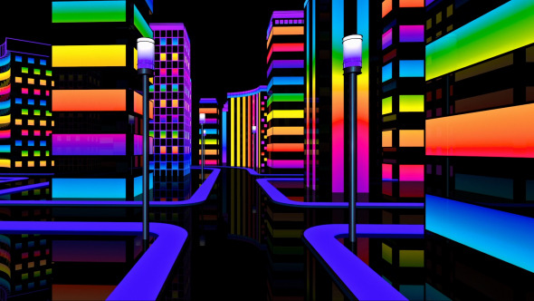 City Color Night, Motion Graphics | VideoHive