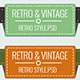 Retro Web Elements, Web Elements | GraphicRiver