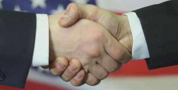 American Handshake, Stock Footage | VideoHive