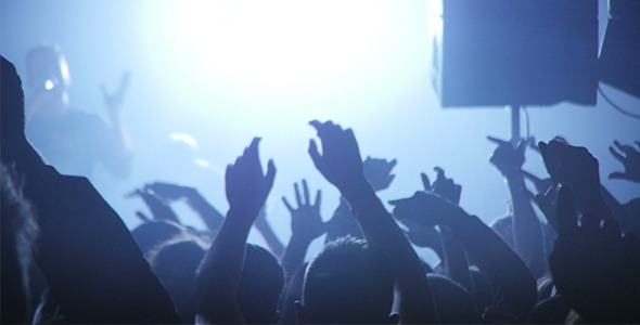 Concert Crowd Madness, Stock Footage | VideoHive